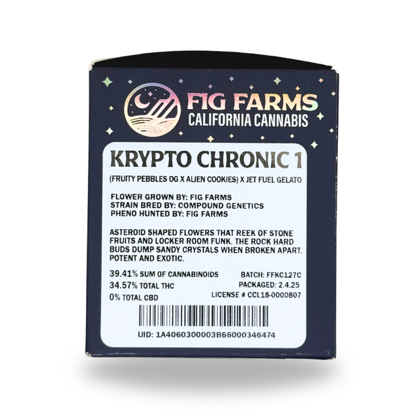 Fig Farms - Krypto Chronic #1 - Hybrid 3.5g - Weedz DC